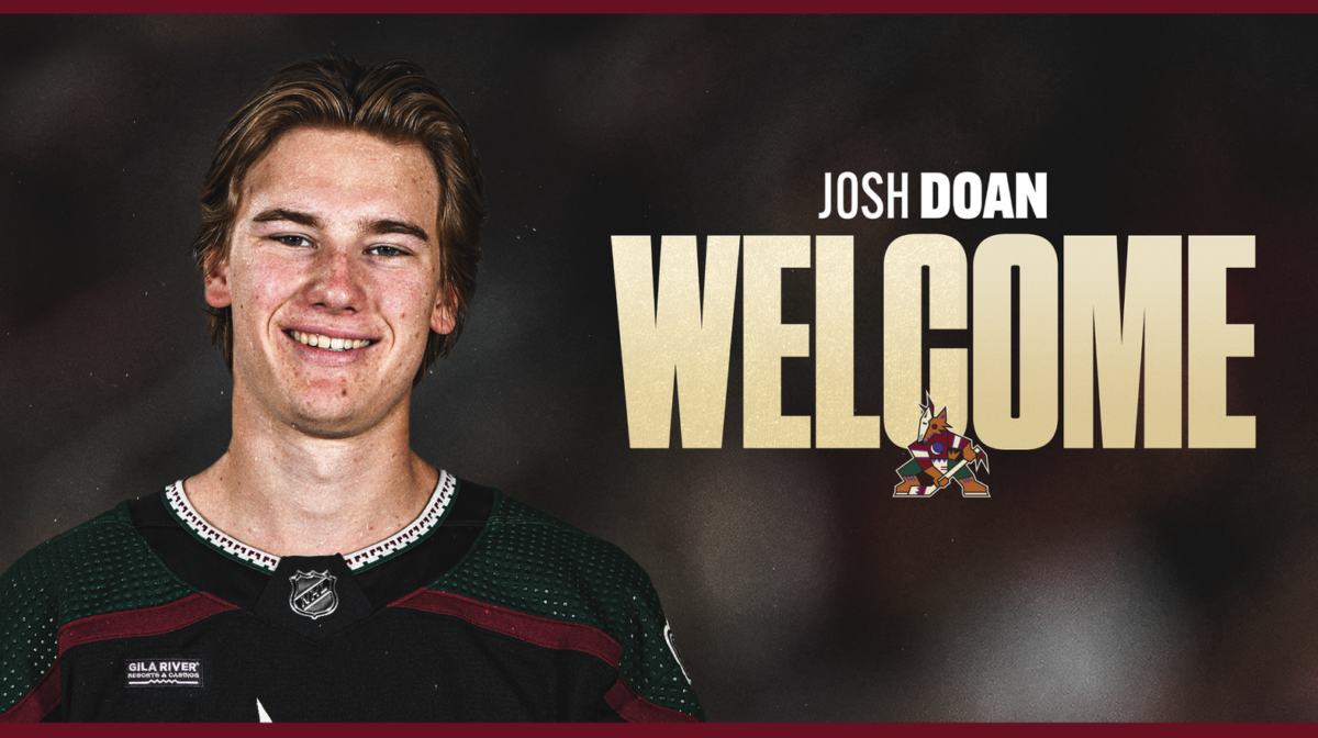 NHL - Le fils de Shane Doan officiellement un Coyote | Planète Hockey