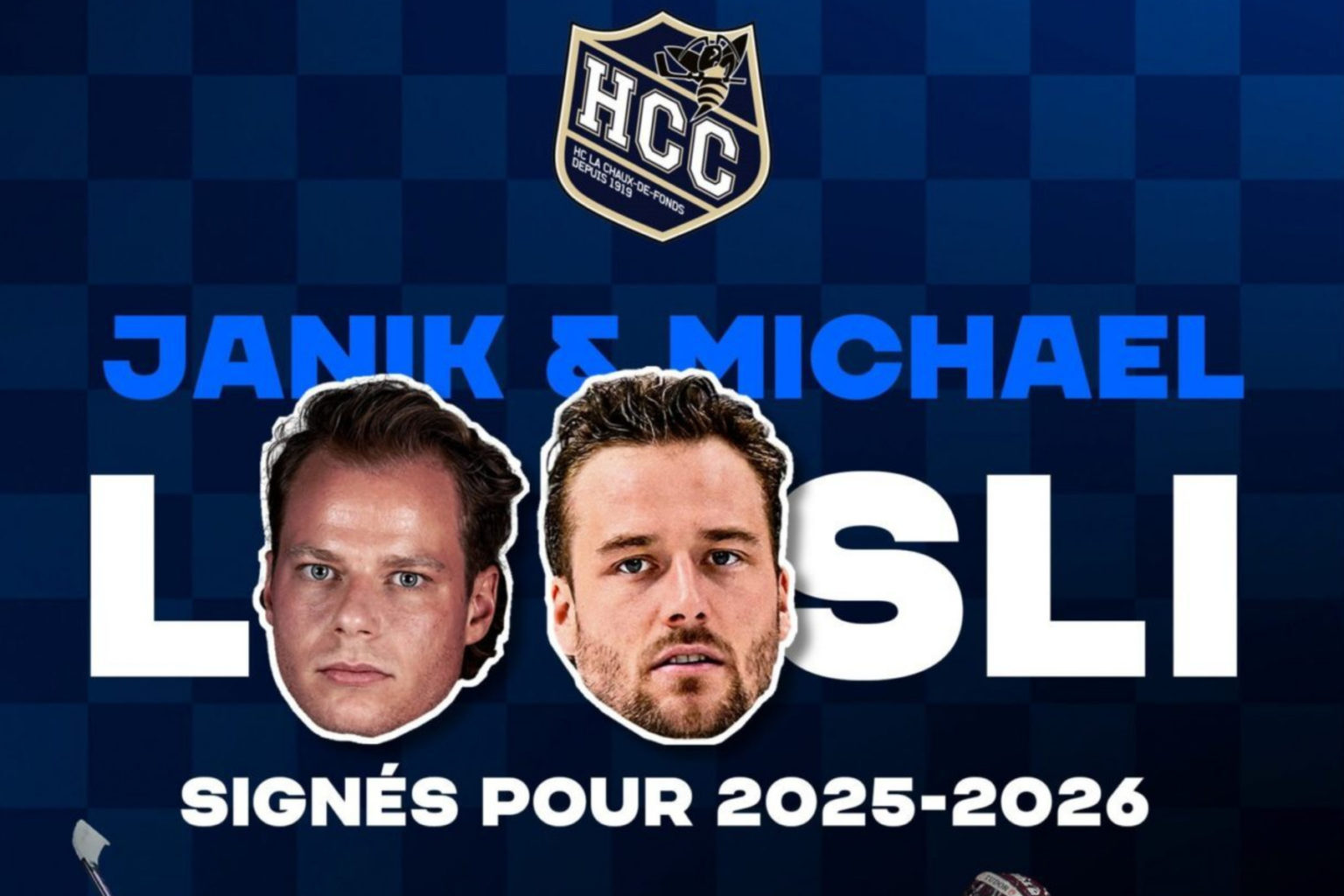 LA CHAUX-DE-FONDS - Les frères Loosli réunis sous le même maillot ...