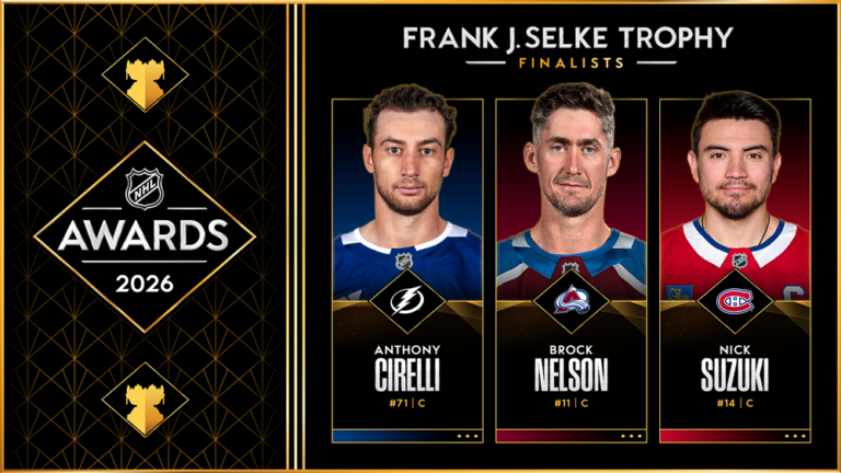 NHL - Les nominés au «Trophée Frank J. Selke» (meilleur attaquant ...